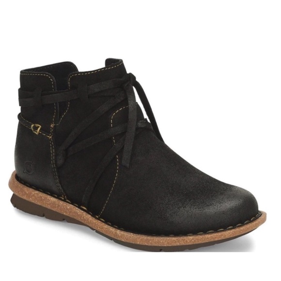 Born | Shoes | Born Euc Tarklin Distressed Wrap Around Lace Ankle Boots ...